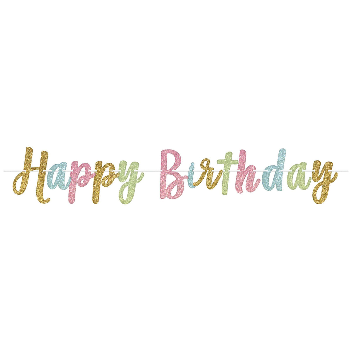 Confetti Fun Glitter Letter Banner – Smart Soirée