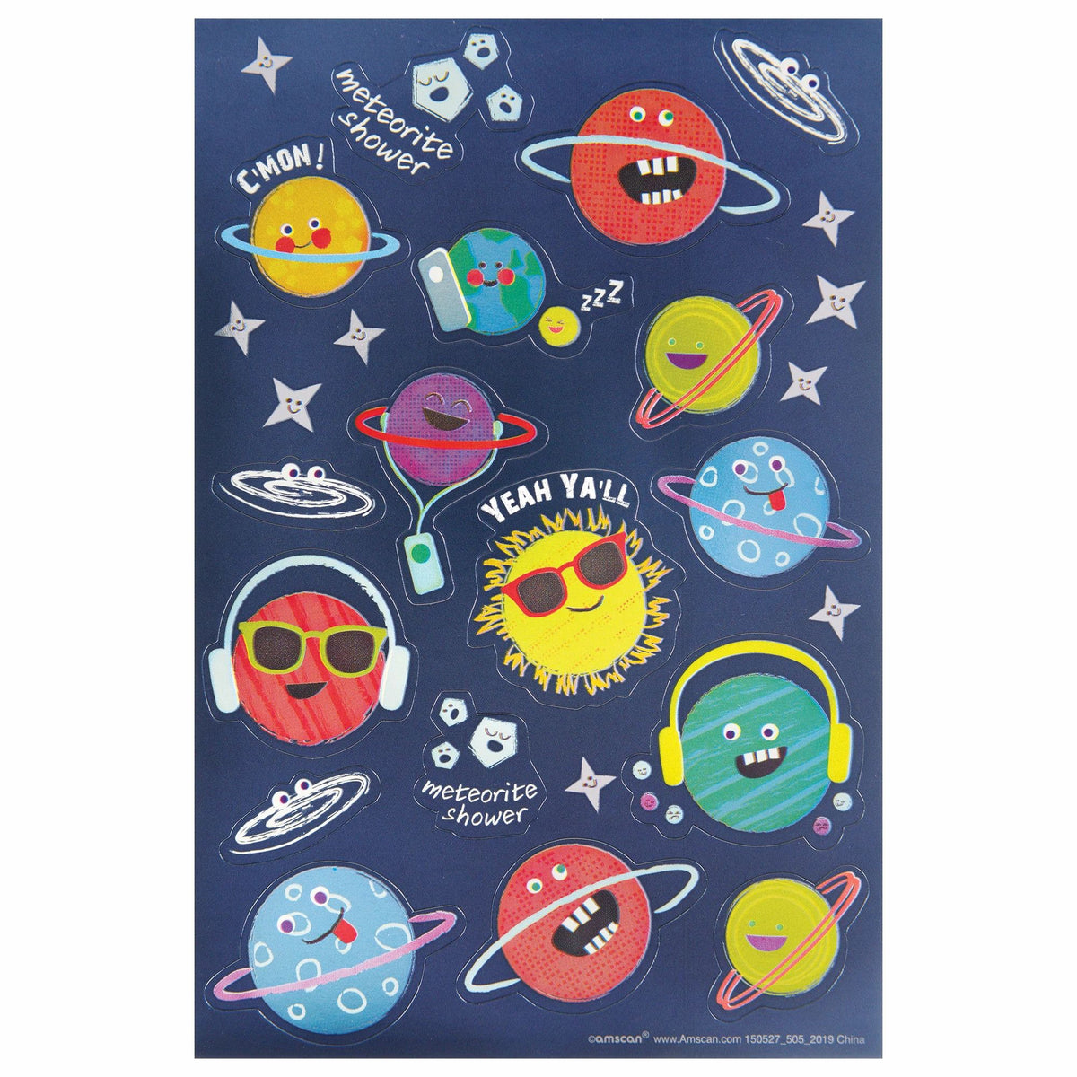 Space Sticker Sheets (3) – Smart Soirée