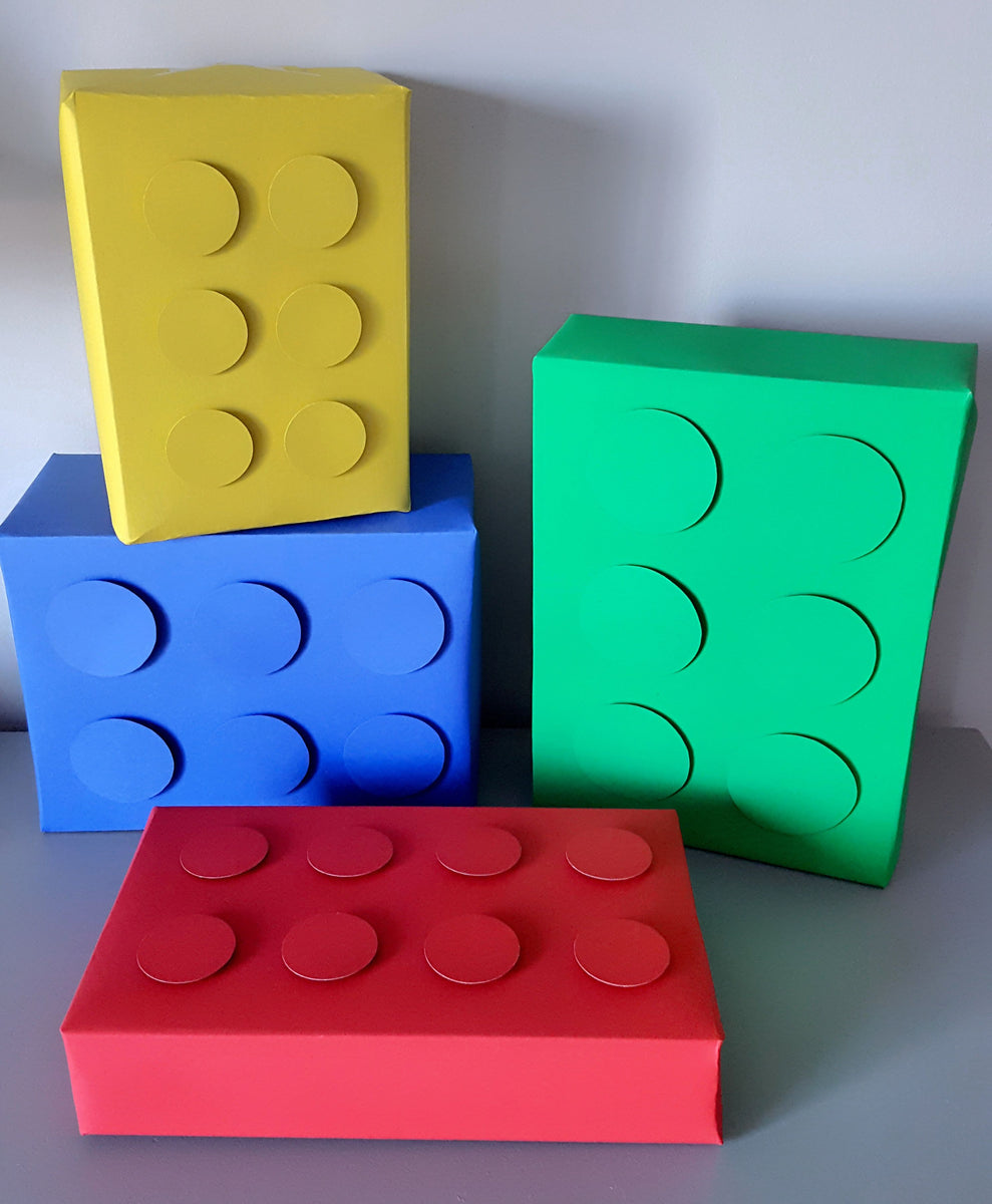 Cardboard Lego Blocks - Rental – Smart Soirée