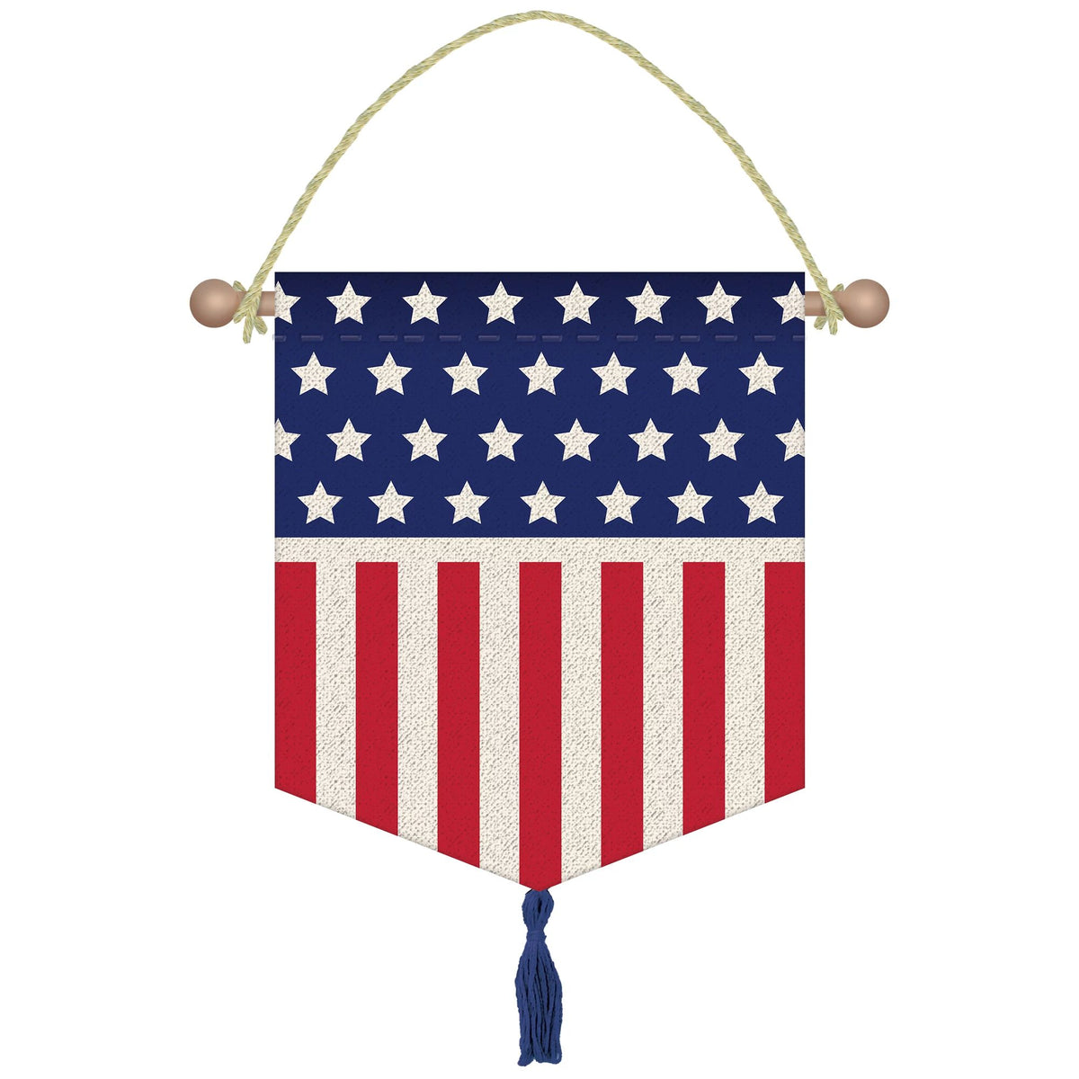 Striped N' Stars Hanging Banner – Smart Soirée