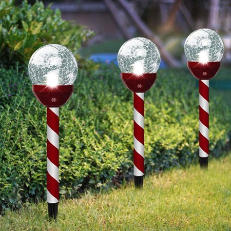 Solar LED Ball Stake Path Light Holiday Yard Decoration – Smart Soirée
