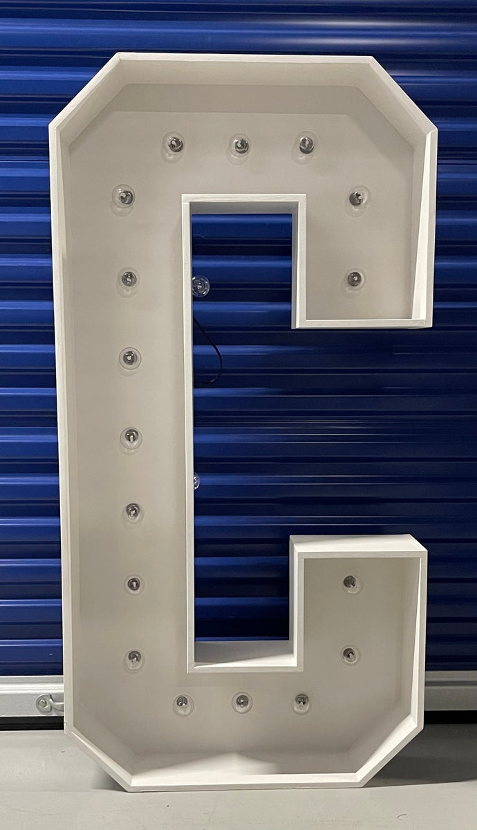 Marquee Light Up Letter - C (Rental) – Smart Soirée