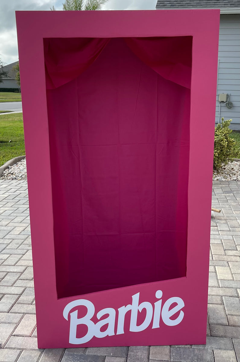 Barbie Walk-In Wood Box Rental | Party Photo Prop – Smart Soirée