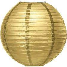 Jumbo Paper Lantern - Gold – Smart Soirée