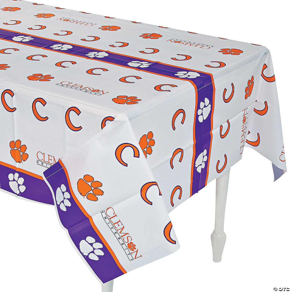 Clemson University Table Cover - Plastic – Smart Soirée